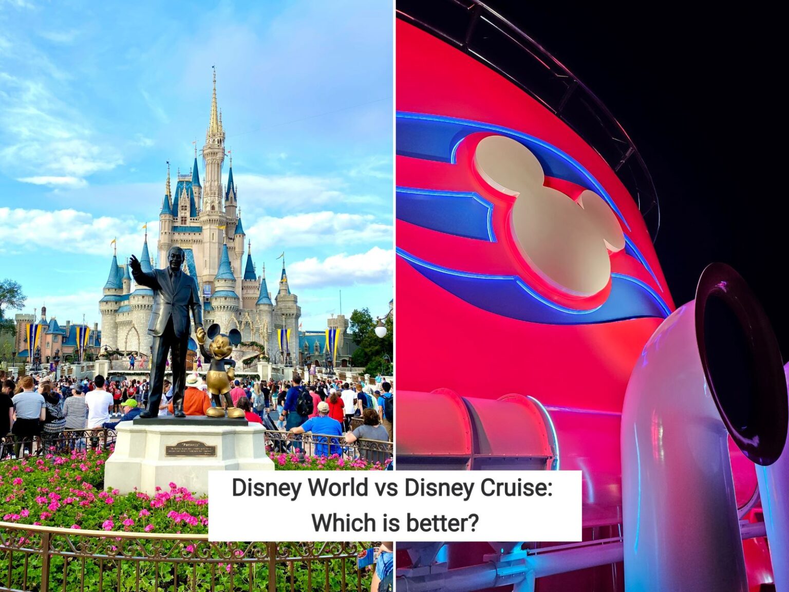 Disney World vs Disney Cruise: Which is better? – Dale, Let's Travel!